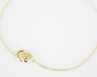 Two rings necklace | Etsy