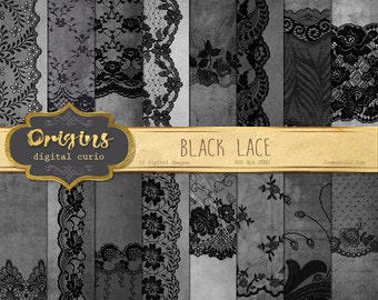 Sky Blue and Gold Digital Paper vintage by OriginsDigitalCurio