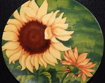 Sunflower dinnerware | Etsy