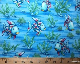 Tropical fish fabric | Etsy