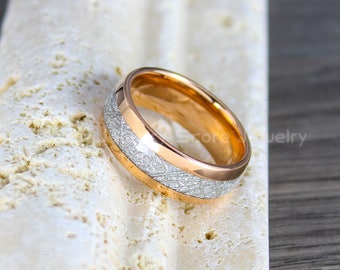 Meteorite ring | Etsy