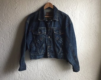 1980s denim jacket | Etsy