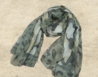 Camo scarf | Etsy