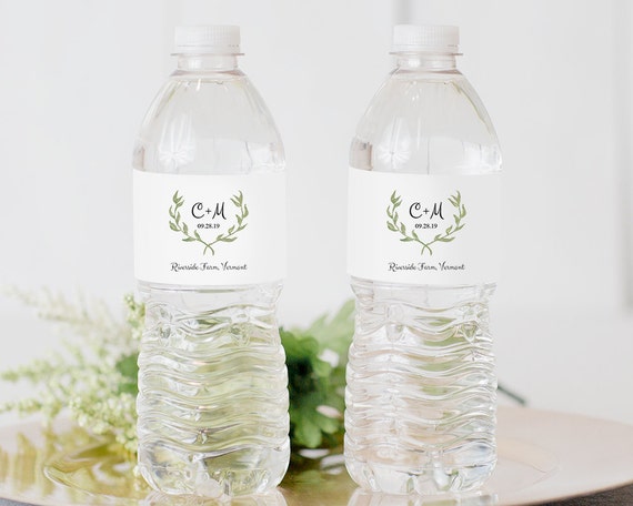 Printable Water Bottle Label Water Bottle Label Template