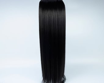 Black hair extension | Etsy