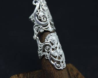 Full finger ring | Etsy