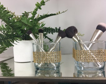 Makeup brush holder | Etsy