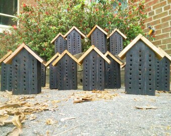 Slanted Roof Mason Bee House