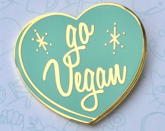 Vegan pin | Etsy