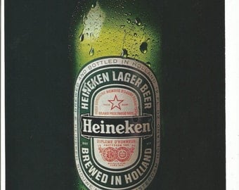Heineken art | Etsy