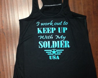 Military tank top | Etsy