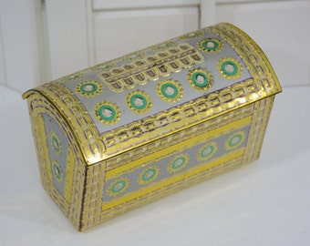 Gold treasure chest | Etsy