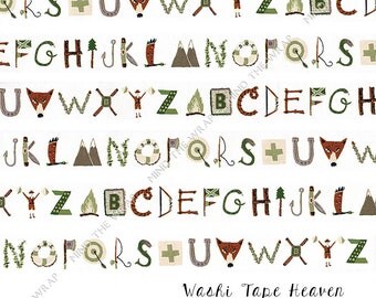 Camping alphabet | Etsy