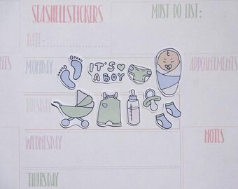Newborn sticker | Etsy