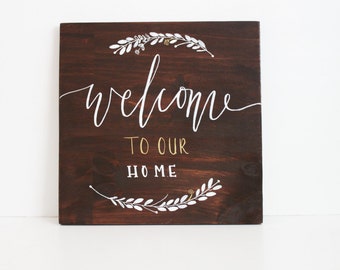 Welcome to our home | Etsy