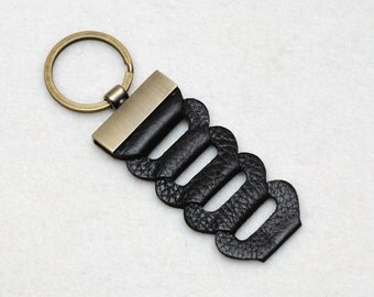 Leather lanyard | Etsy