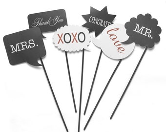 Word bubble props | Etsy