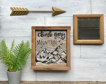 Climb every mountain | Etsy