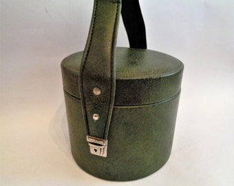 Round suitcase | Etsy