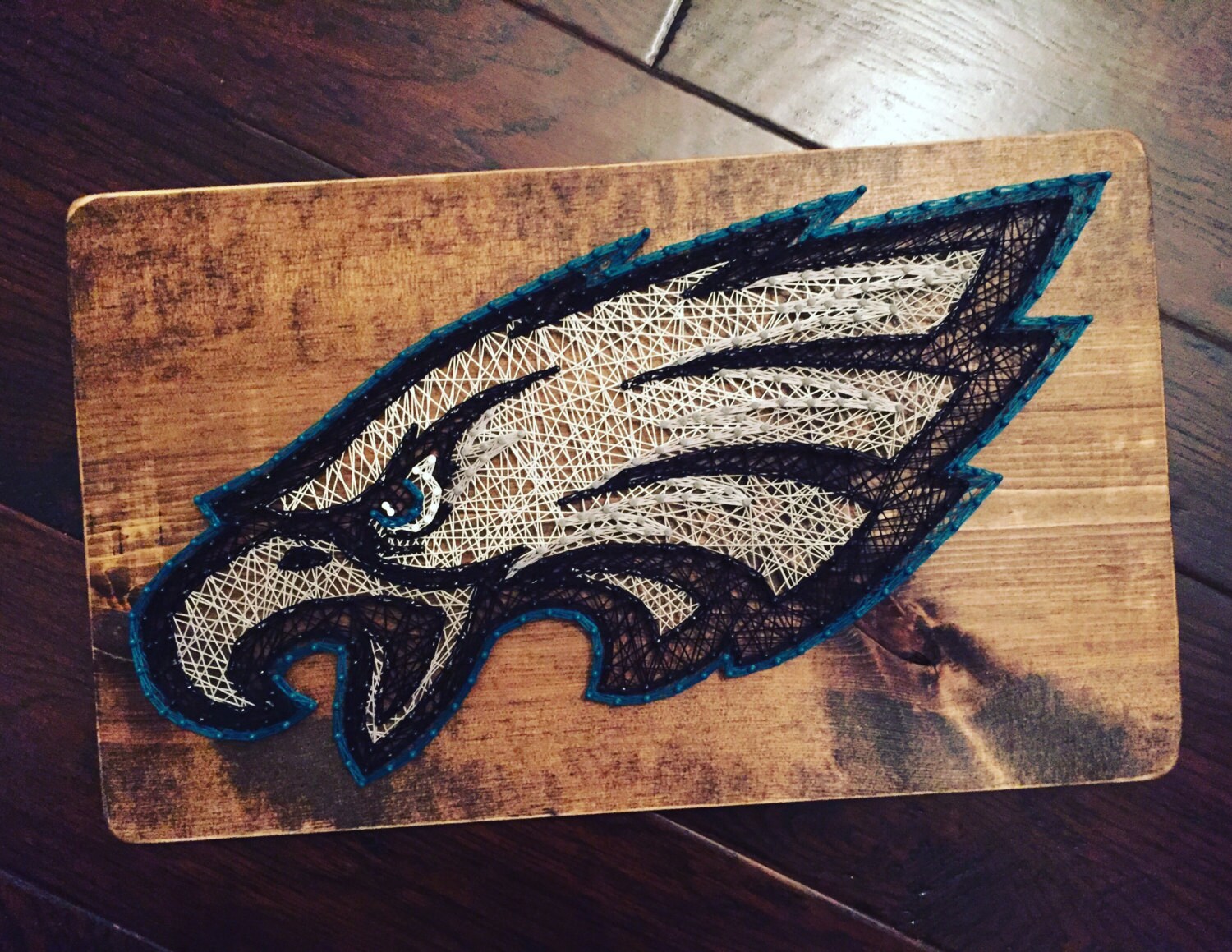 Philadelphia Eagles Football String Art