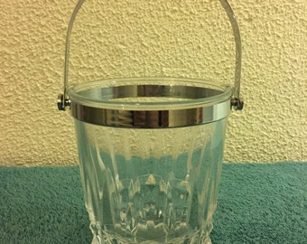 Crystal ice bucket | Etsy