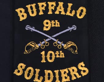 Buffalo Soldiers 9th & 10th Cavalry Patches Set of 2 BSMC