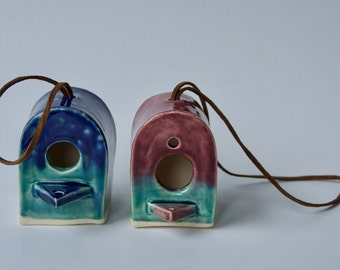 Ceramic bird house | Etsy