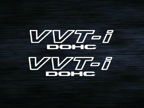 VVTI DOHC Vinyl Decal Stickers Set Of 2 JDM Decal Toyota