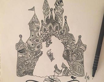 Cinderella castle | Etsy