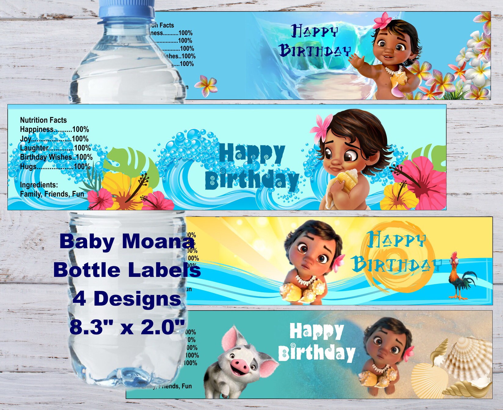 Baby Moana Water Bottle Label Baby Moana Bottle Label Moana