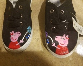Peppa pig shoes | Etsy