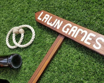 Lawn games sign | Etsy