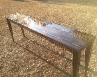 Walnut sofa table | Etsy