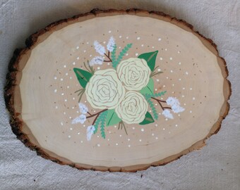 Items similar to Tree round name plate for a kids room / nursery on Etsy