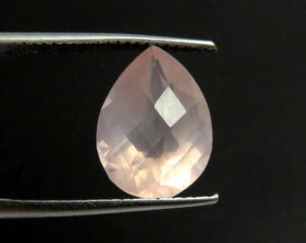 Pear pink stone ring | Etsy