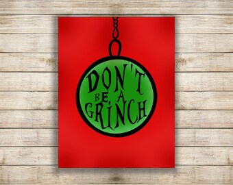 The grinch quote | Etsy