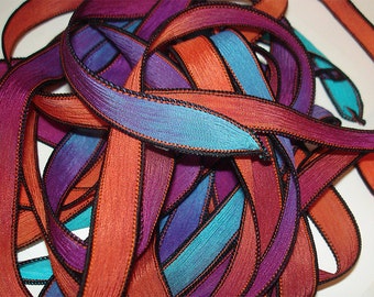 Unique wrap bracelet ribbon related items | Etsy