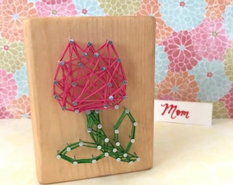 String art flower | Etsy