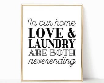 Funny laundry sign | Etsy
