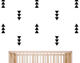 Triangle wall decal | Etsy