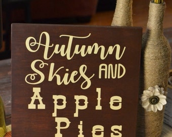 Apple pie sign | Etsy