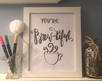 Be you tiful sign | Etsy