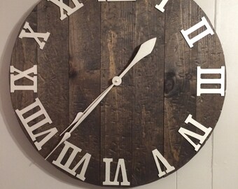 Farmhouse clock | Etsy