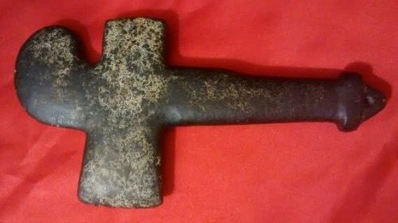 Items similar to Monolithic Stone Axe Mississippian Period Artifact Slave Killer on Etsy