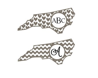 North carolina decal | Etsy