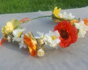 Poppy crown | Etsy
