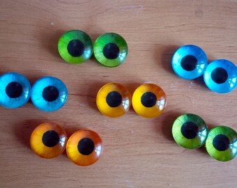 Craft glass eyes | Etsy