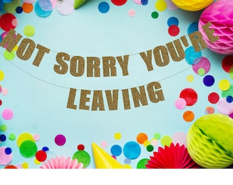 Farewell banner | Etsy