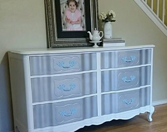Silver dresser set | Etsy