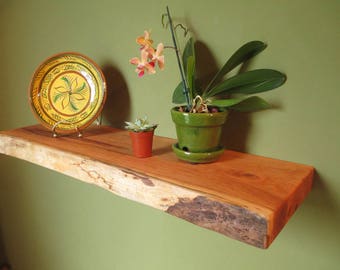 Live edge shelf | Etsy
